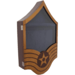 U.S. Air Force Shadow Boxes w/ flag made from solid mahogany