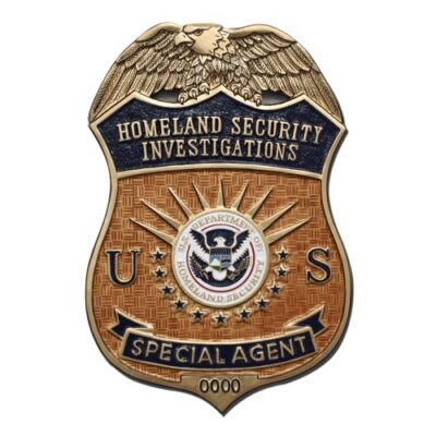 HSI Special Agentreplica wooden badge plaque | U.S. Federal Government ...