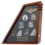 U.S. Air Force Shadow Boxes w/ flag made from solid mahogany