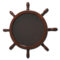 U.S. Navy Ships Wheel Retirement Mahogany Shadow Box