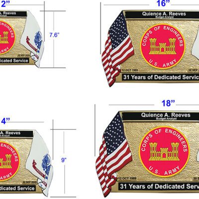 Custom Years of Service Military Retirement Wooden Plaque | U.S ...