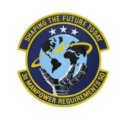 Air Force 3rd Manpower Requirements Squadron Emblem Plaque