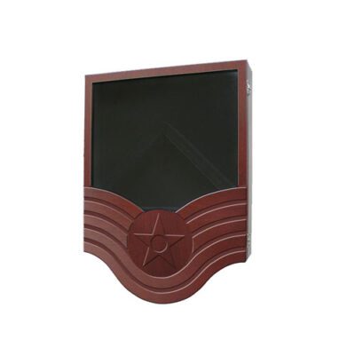 U.S. Air Force Shadow Boxes w/ flag made from solid mahogany