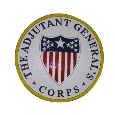 U.S. Army Adjutant General Corps Seal Wooden Plaque – U.S. Federal ...