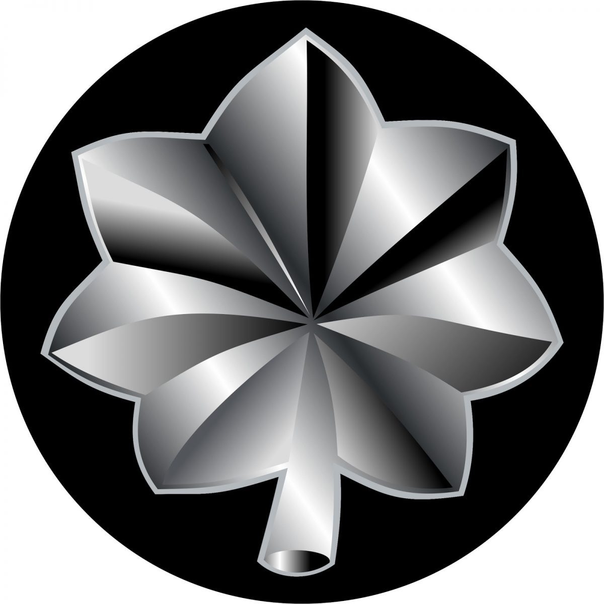 Lieutenant colonel silver oak cluster mouse pad for desktops. | U.S ...