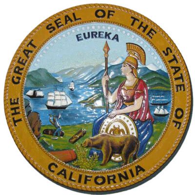 State of California (HDU) 1/2" thick seal outdoor plaques