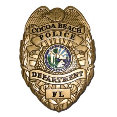 Cocoa Beach Police Department Wooden Badge Plaque – U.S. Federal ...