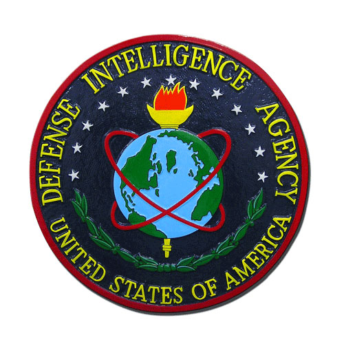 Defense Intelligence Agency (DIA) Seal & Emblem Wooden Plaque