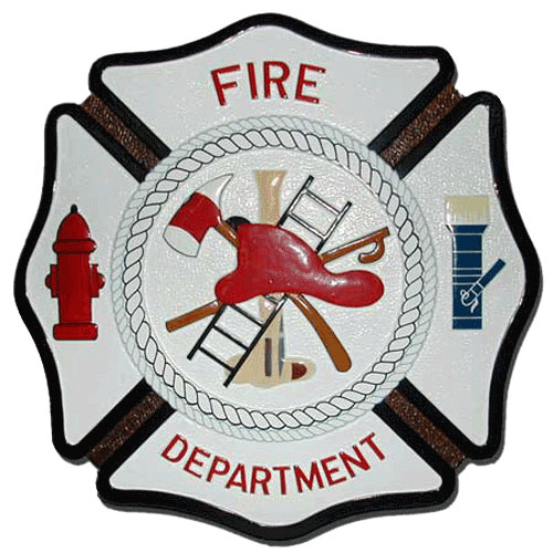 Fire Department Seal Maltese Cross / Podium Plaque 1 | Government ...