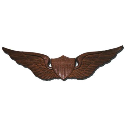 U.S. Army Pilot – Aviator Wings Insignia Wooden Plaque
