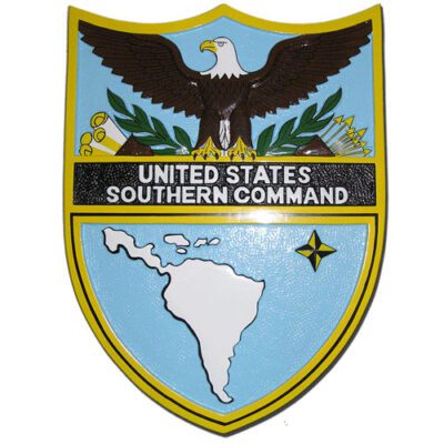 Navy (USN) Southern Command Emblem Wooden Plaque | U.S. Federal ...