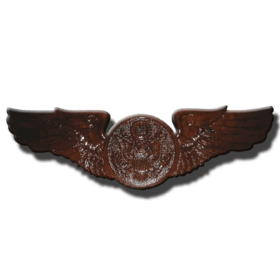 Air Force (USAF) Enlisted Aircrew Wings Insignia Wooden Plaque – U.S ...