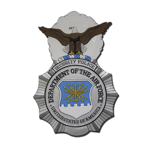 USAF Security Police Badge Plaque 1