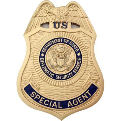 Diplomatic Security Service Special Agent Wooden Badge Plaque – U.S ...