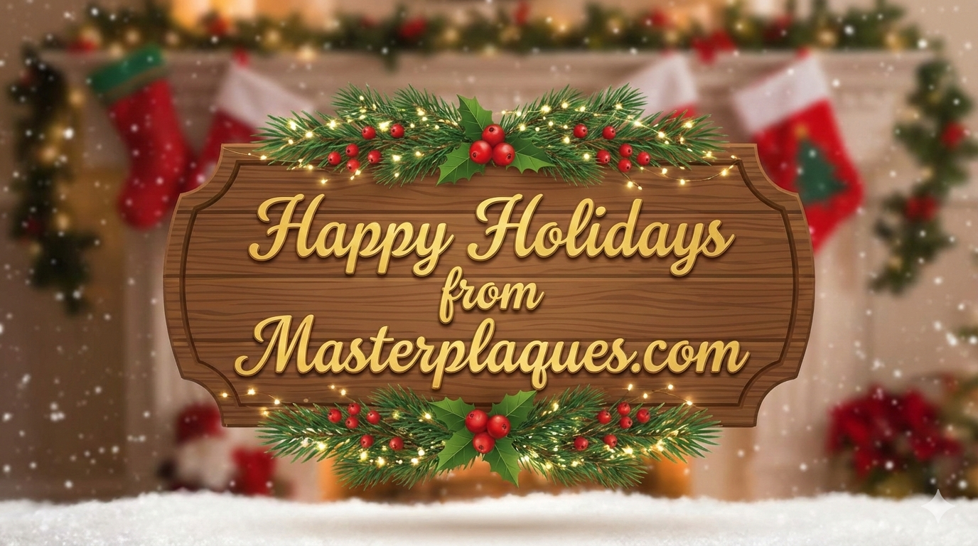 Happy Holidays from all of us here at Masterplaques.com! | Government ...
